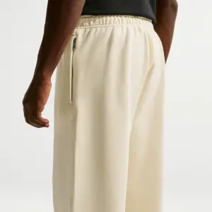 Nike Solo Swoosh Fleece Open-hem Pants - White