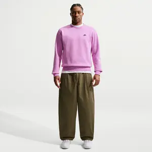 Nike Club Fleece Crew - Purple
