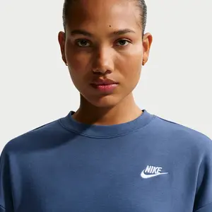 Nike Sportswear Club Fleece Loose Crew-neck Sweatshirt - Blue