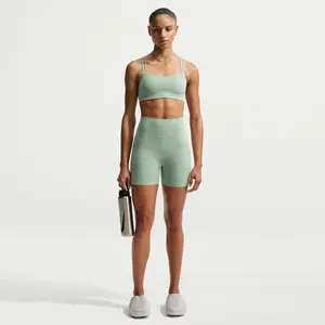 Nike Zenvy Strappy Light-support Padded Sports Bra - Green