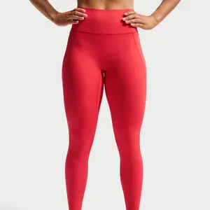 Nike Universa High-waisted Full-length Leggings - Red