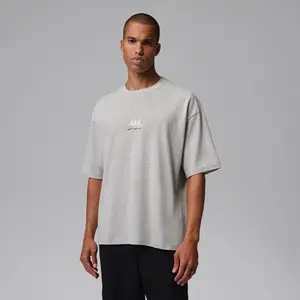 JORDAN Flight Oversized Graphic T-shirt - Grey