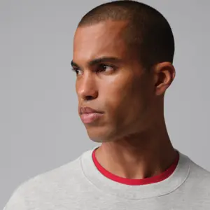 JORDAN Flight Oversized Graphic T-shirt - Grey