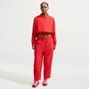 Nike Oversized High-waisted Woven Pants - Red