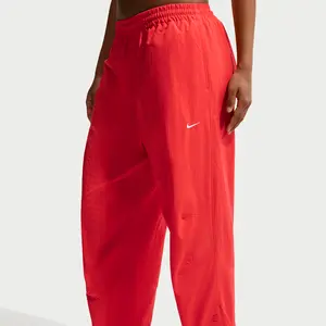 Nike Oversized High-waisted Woven Pants - Red