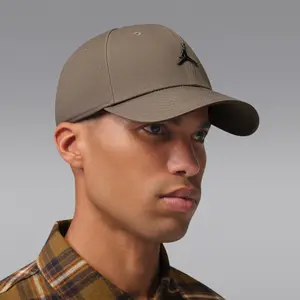 JORDAN Rise Structured Metal Jumpman Hat - Grey