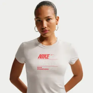 Nike Sportswear Chill Knit Slim Mod-cropped T-shirt - Grey