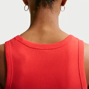 Nike Tight Ribbed Tank Top - Red