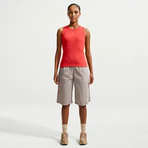 Nike Tight Ribbed Tank Top - Red