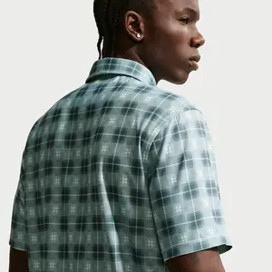 Nike Tailored Performance Tartan Dri-fit Golf Polo