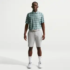 Nike Tailored Performance Tartan Dri-fit Golf Polo