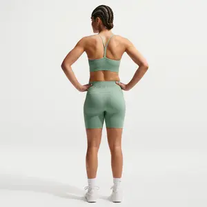 Nike Pro Seamless Light-support Padded Sports Bra - Green