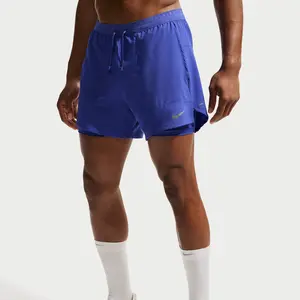 Nike Stride Dri-fit 5" 2-in-1 Running Shorts - Blue