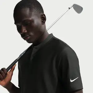 Nike Velocity Dri-fit Blade Collar Golf Polo - Black