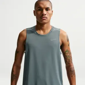 Nike Miler Dri-fit Running Tank Top - Grey