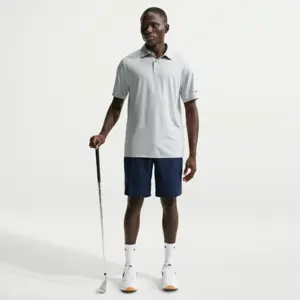 Nike Velocity Dri-fit Sleeve Logo Golf Polo - Grey