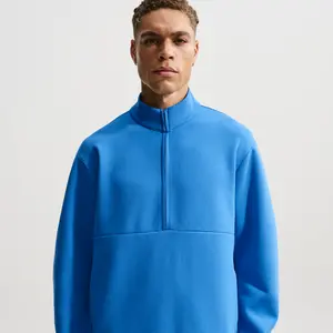 Nike 24.7 Impossiblysoft Dri-fit 1/2-zip Top - Blue