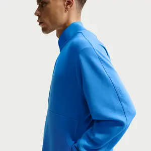 Nike 24.7 Impossiblysoft Dri-fit 1/2-zip Top - Blue
