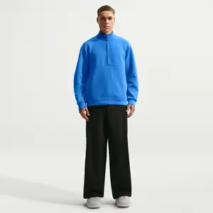 Nike 24.7 Impossiblysoft Dri-fit 1/2-zip Top - Blue