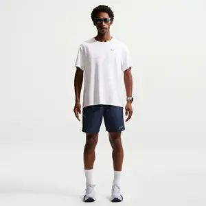 Nike Miler Dri-fit 7" Brief-lined Running Shorts - Blue