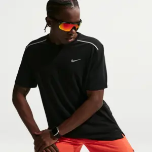 Nike Dri-fit Miler Short-sleeve Running Top