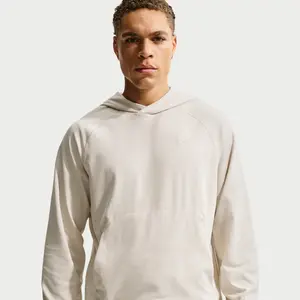 Nike Nanoknit Dri-fit Uv Protection Pullover Performance Hoodie - Brown