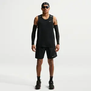 Nike Miler Dri-fit 7" Brief-lined Running Shorts - Black