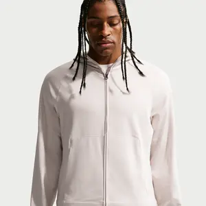 Nike Dri-fit Uv Protection Full-zip Performance Hoodie - Brown