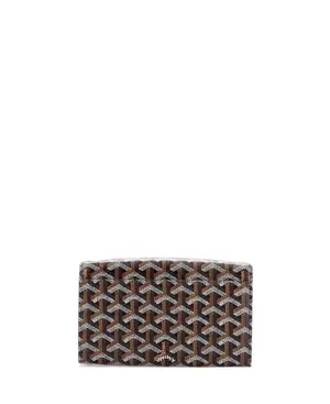 Goyard Varenne Continental Wallet With Strap Coated Canvas