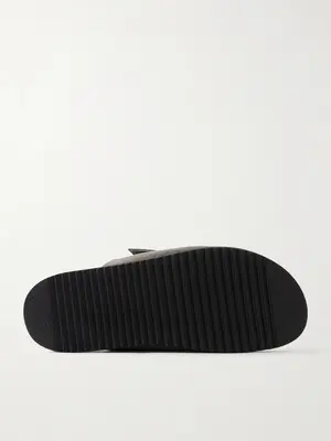 Mr P. Suede Slides - Gray
