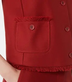 Max Mara Cotton Gabardine Waistcoat