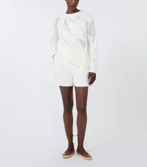 Max Mara Crochet Logo Sweater