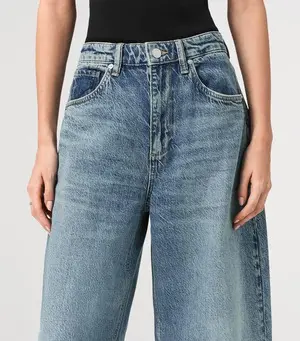 ALLSAINTS Payton Barrel-leg Jeans - Blue