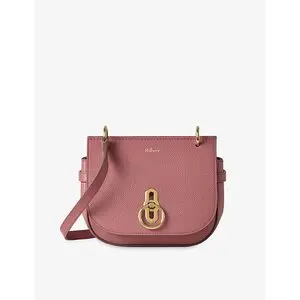 Mulberry Mulberry Amberley Small Leather Satchel Bag Pink Scrumpy