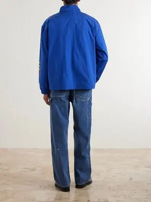 GALLERY DEPT. Wave Logo-print Half-zip Jacket