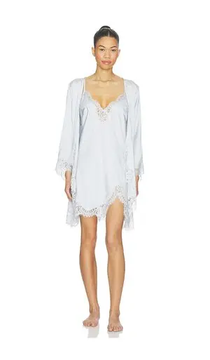 HOMEBODII Sian Robe In Blue