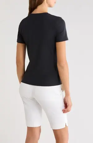 G/fore Tech Golf Upf 50+ Rib T-shirt - Onyx