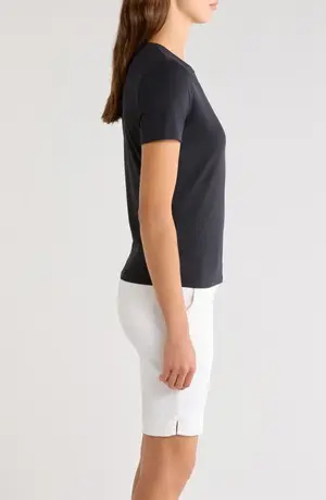 G/fore Tech Golf Upf 50+ Rib T-shirt - Onyx