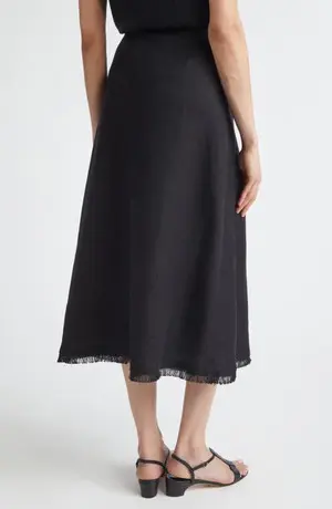 Max Mara Fringe A-line Skirt