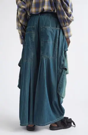 Collina Strada Hazel Oversized Denim Cargo Pants