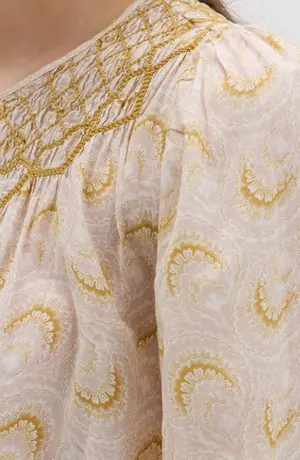PER UNA BY M&S Embroidered Yoke Blouse