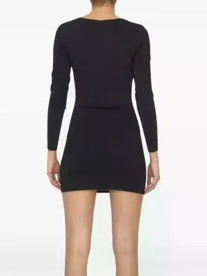 Alexander Wang Long-sleeved Cutout Mini Dress