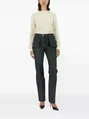 Helmut Lang Shoulder Detail Jersey - Neutrals