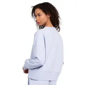 STARTER New York Mets Boxy Fleece Sweatshirt - Light Blue