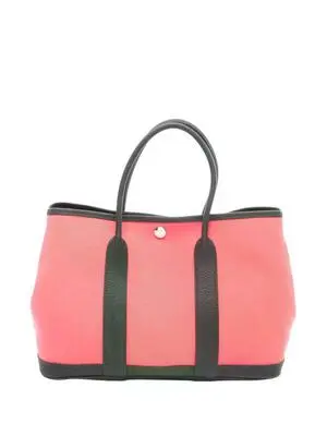 Hermès 2017 Toile And Negonda Garden Party 30 Tote - Pink