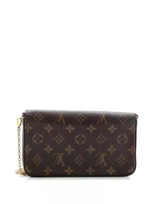 LOUIS VUITTON Felicie Pochette Monogram Canvas - Brown