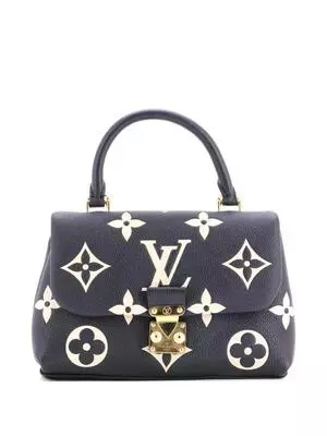 LOUIS VUITTON Madeleine Handbag Bicolor Monogram Empreinte Giant Bb - Black
