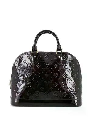 LOUIS VUITTON Alma Handbag Monogram Vernis Pm - Red