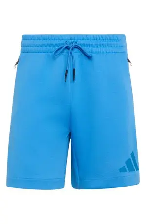 Adidas Z.n.e. Knit Drawstring Shorts - Ray Blue