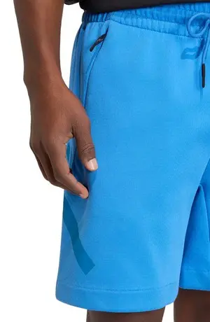 Adidas Z.n.e. Knit Drawstring Shorts - Ray Blue